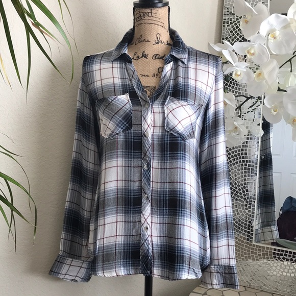 Tinsel | Tops | Tinsel Button Down Shirt | Poshmark